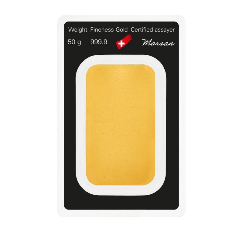 50g Argor Heraeus - LBMA Gold Bar | w Certificate