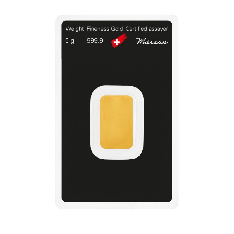 5g Argor Heraeus - LBMA Gold Bar | w Certificate