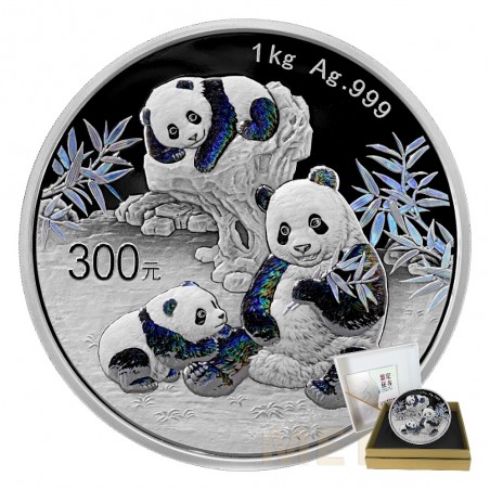 1 kilo Panda argent BE 2026